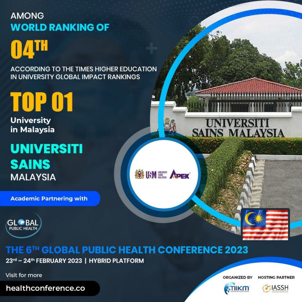 University Sains Malaysia is Partnering with GLOBEHEAL 2023 University Sains Malaysia is Partnering with GLOBEHEAL 2023